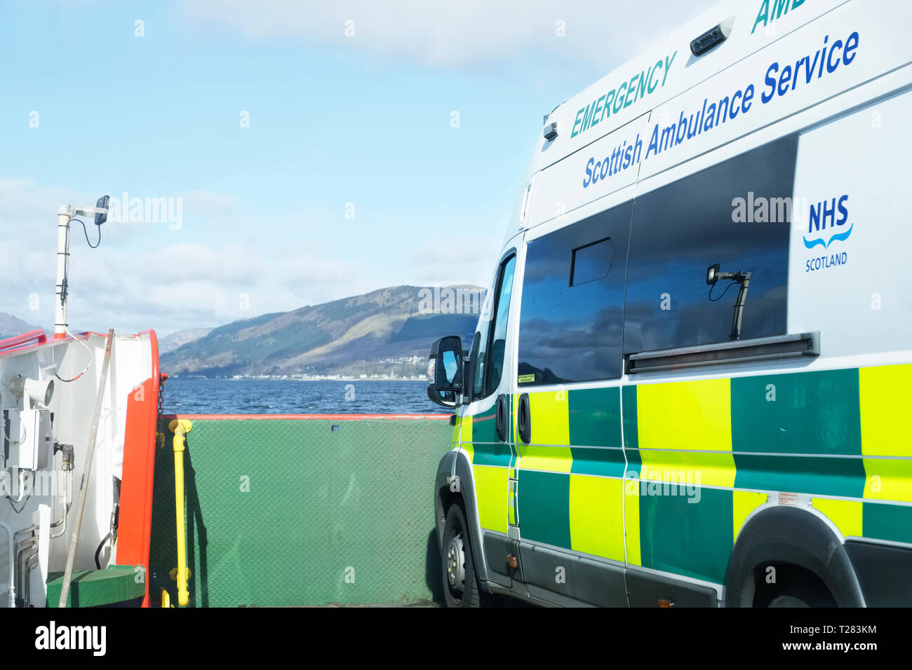 Scottish ambulance vehicle hi-res stock photography and images - Alamy