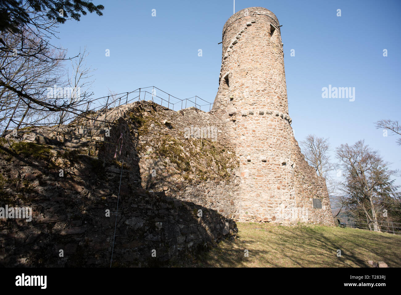 Castle bärenfels in southern Germany near wehr Stock Photo - Alamy