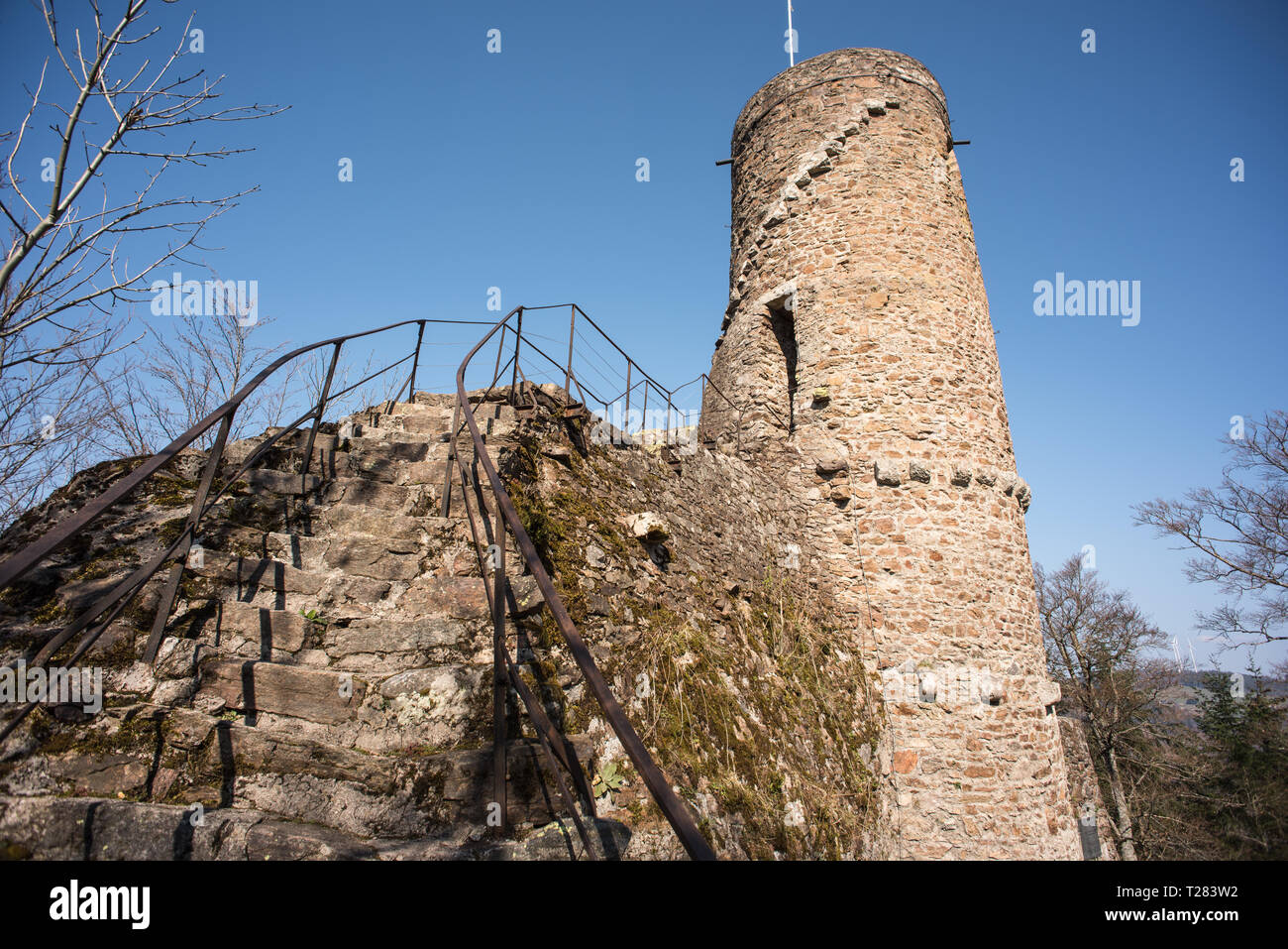 Castle bärenfels in southern Germany near wehr Stock Photo - Alamy
