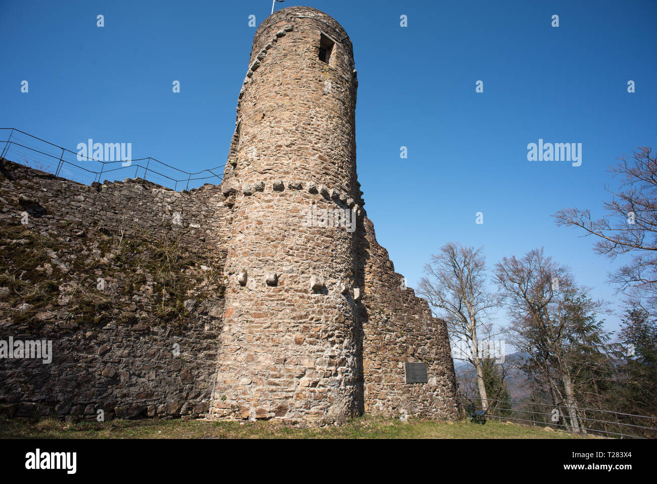 Castle bärenfels in southern Germany near wehr Stock Photo - Alamy