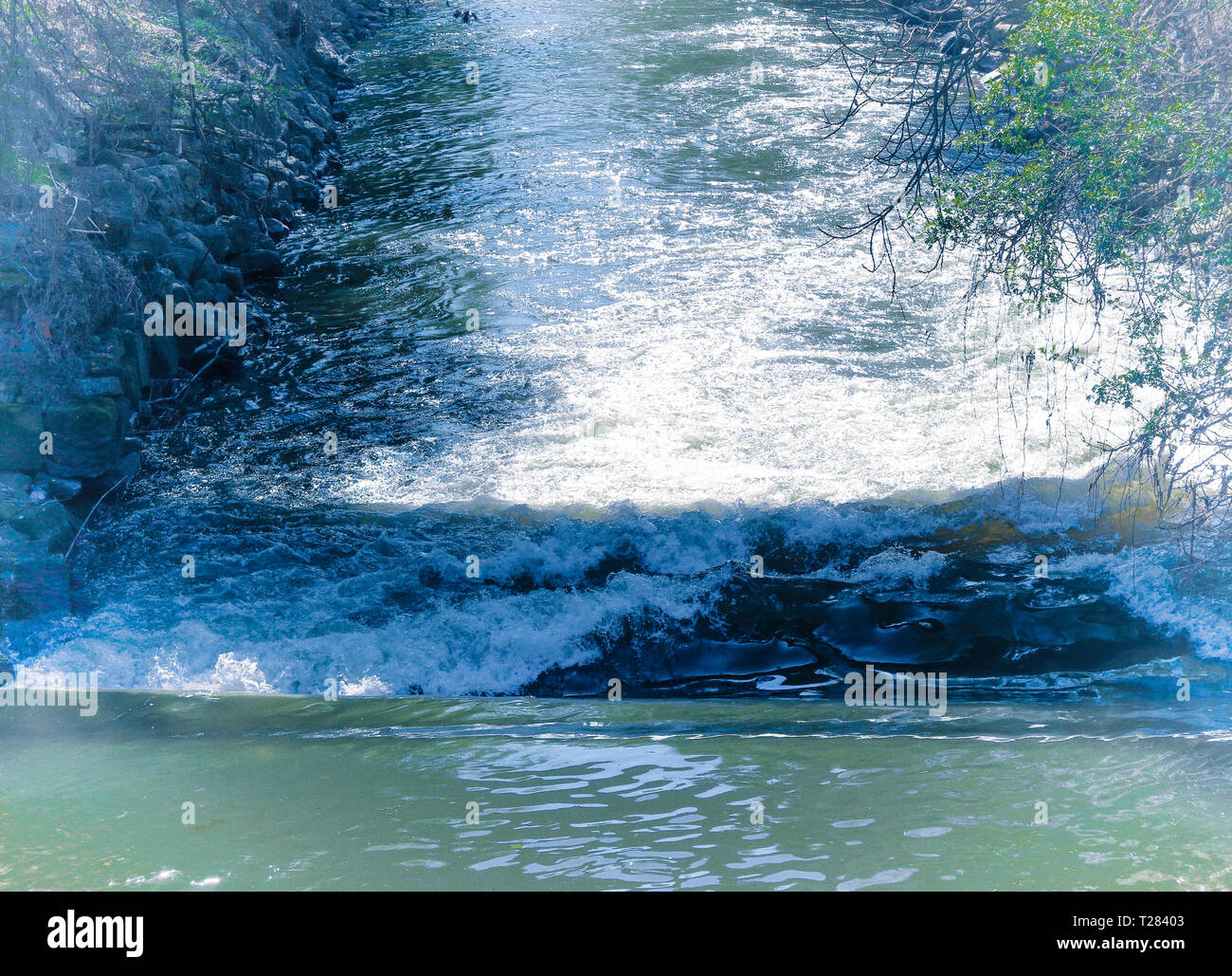 Fast moving water in mountain hi-res stock photography and images - Alamy