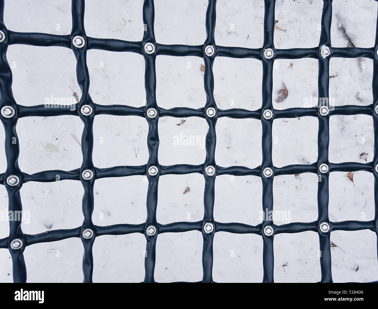 Black net grid background Stock Photo - Alamy