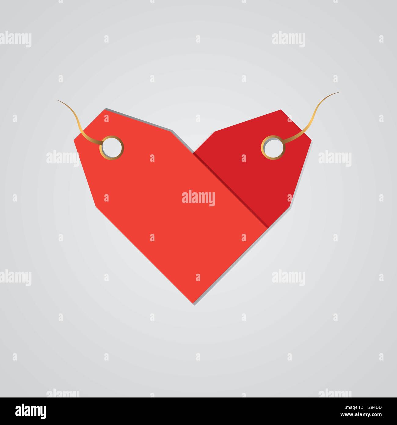 heart-shaped label for sales, price tags, for business 10 eps Stock ...