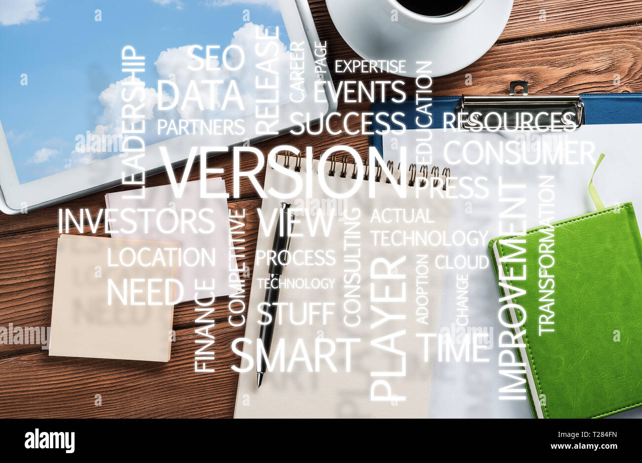 Modern workplace concept Stock Photo - Alamy