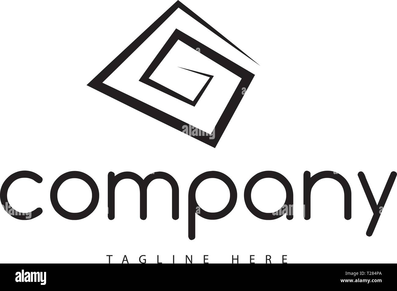 Colorful abstract sphere logo Black and White Stock Photos & Images - Alamy