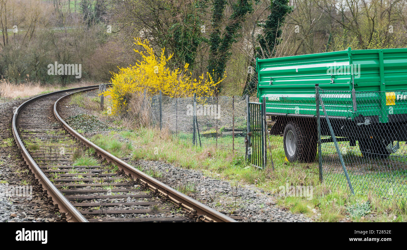 Rail trailer hi-res stock photography and images - Alamy