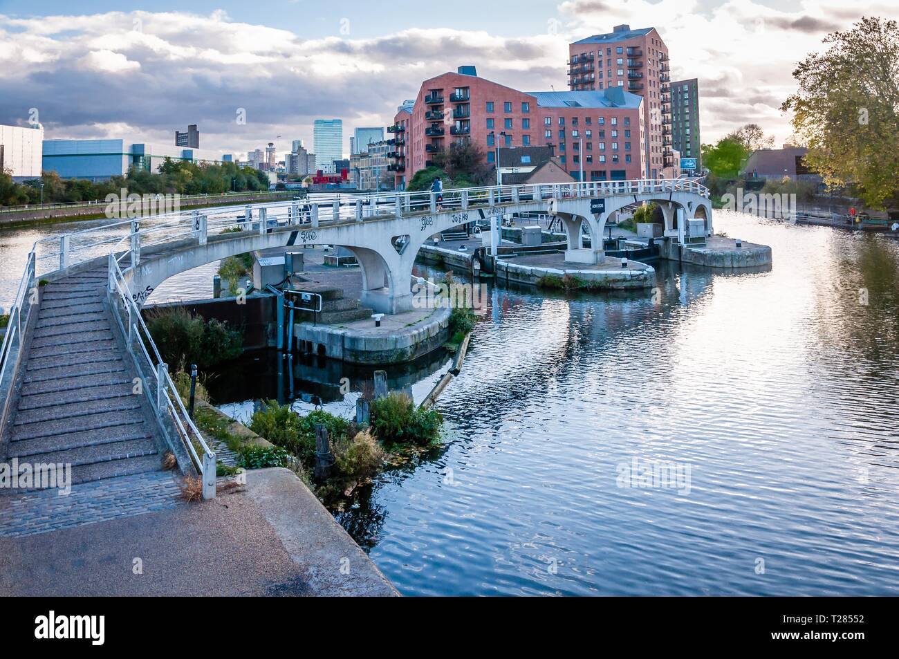 Bow Locks, a set of bi-directional locks in Bromley-by-Bow and South ...