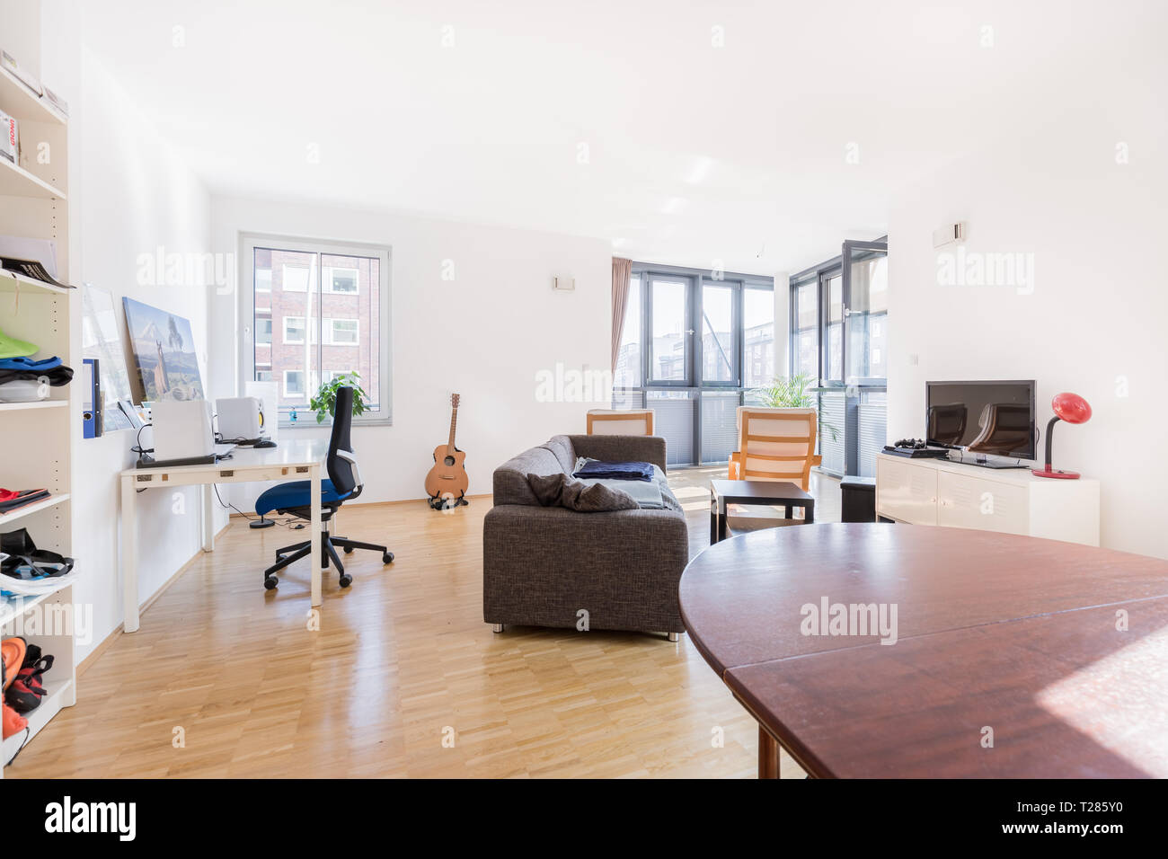 Modern Apartment Interior HDR Stock Photo - Alamy