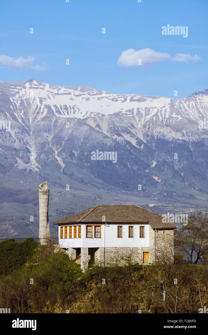 Gjirokaster, Albania : Building of the first Albanian school opened in ...