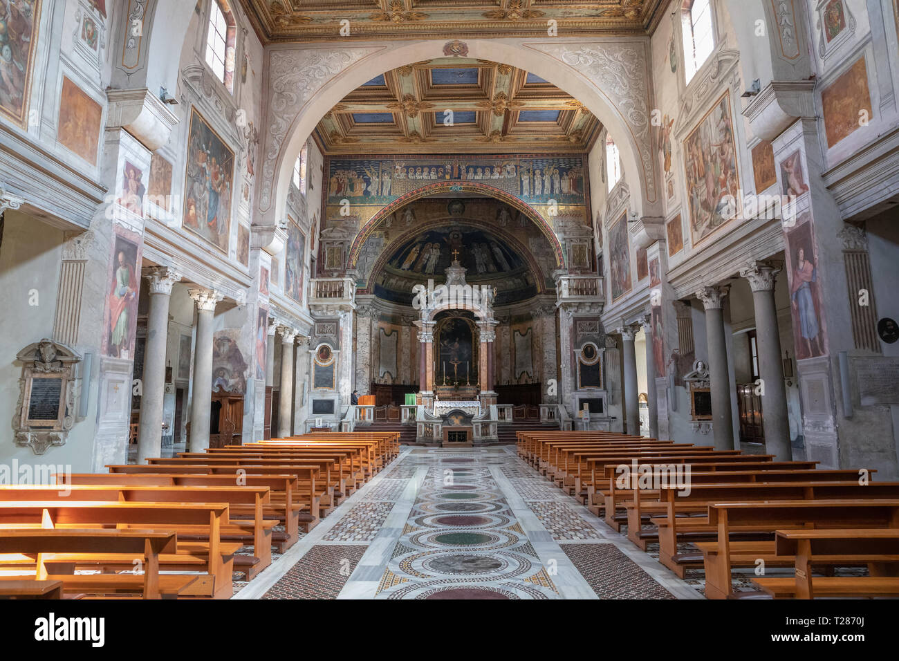 Santa prassede church rome italy hi-res stock photography and images ...