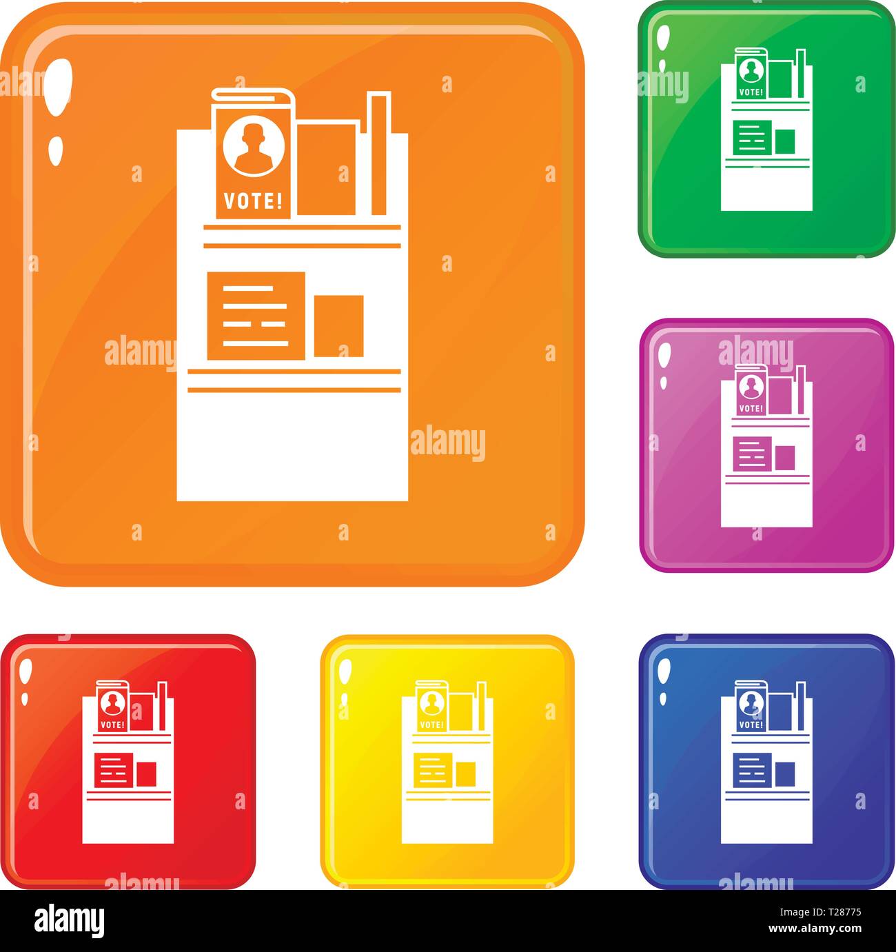 Student election poster Stock Vector Images - Alamy