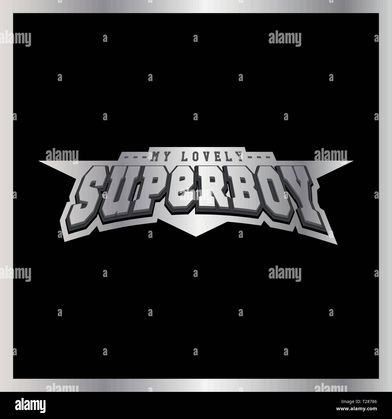 Superboy Logo Black And White