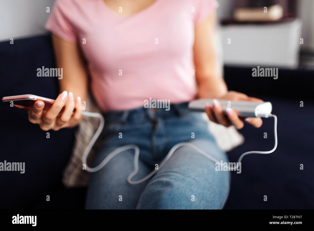 Human plugged in hi-res stock photography and images - Alamy