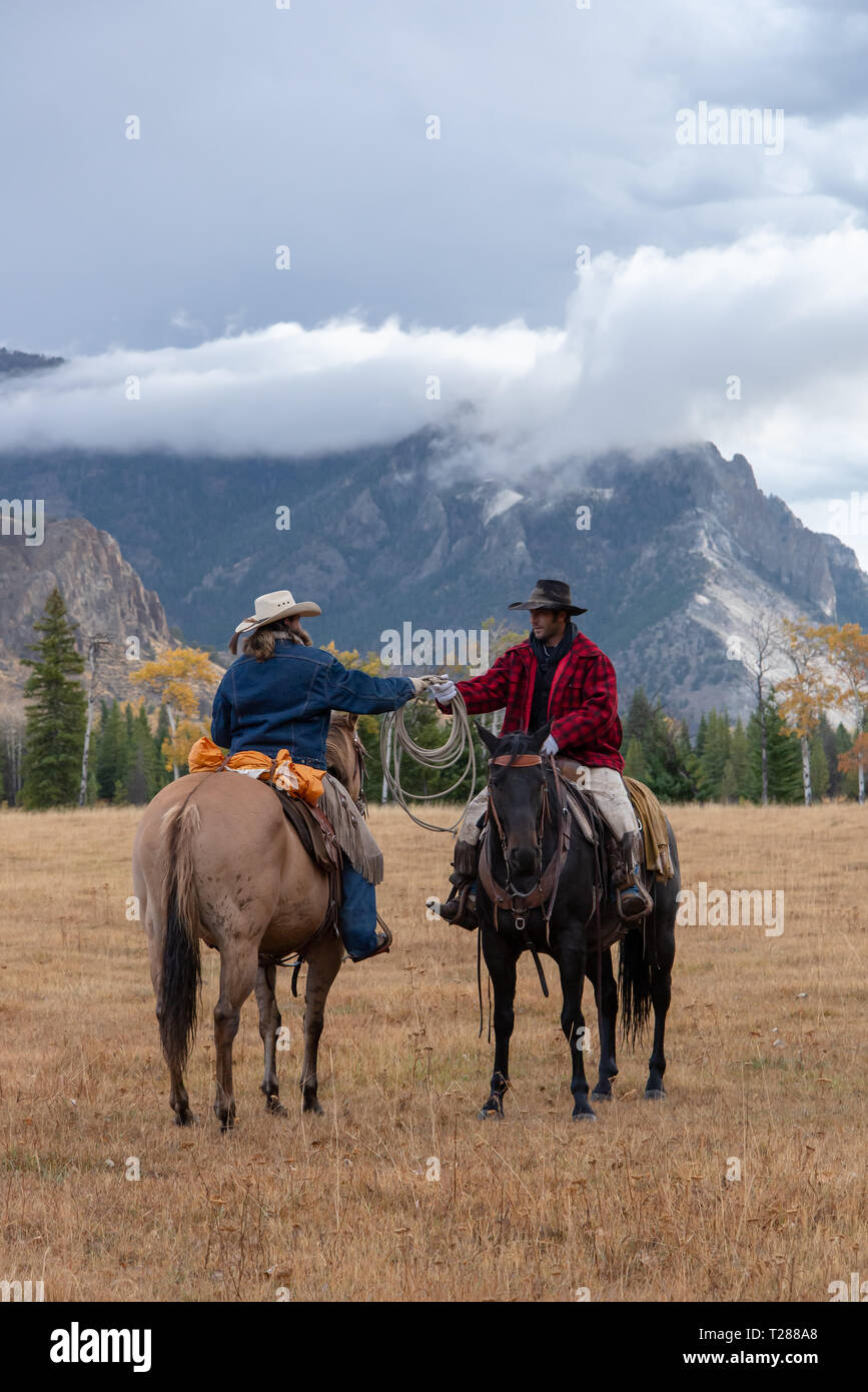 Slicker cowboy hi-res stock photography and images - Alamy