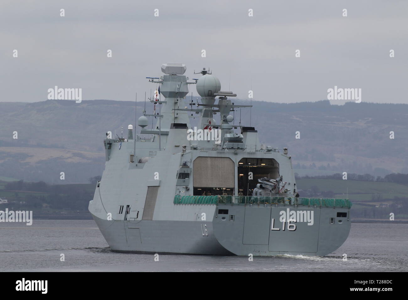 KDM Absalon (L16), an Absalon-class command and support vessel operated ...