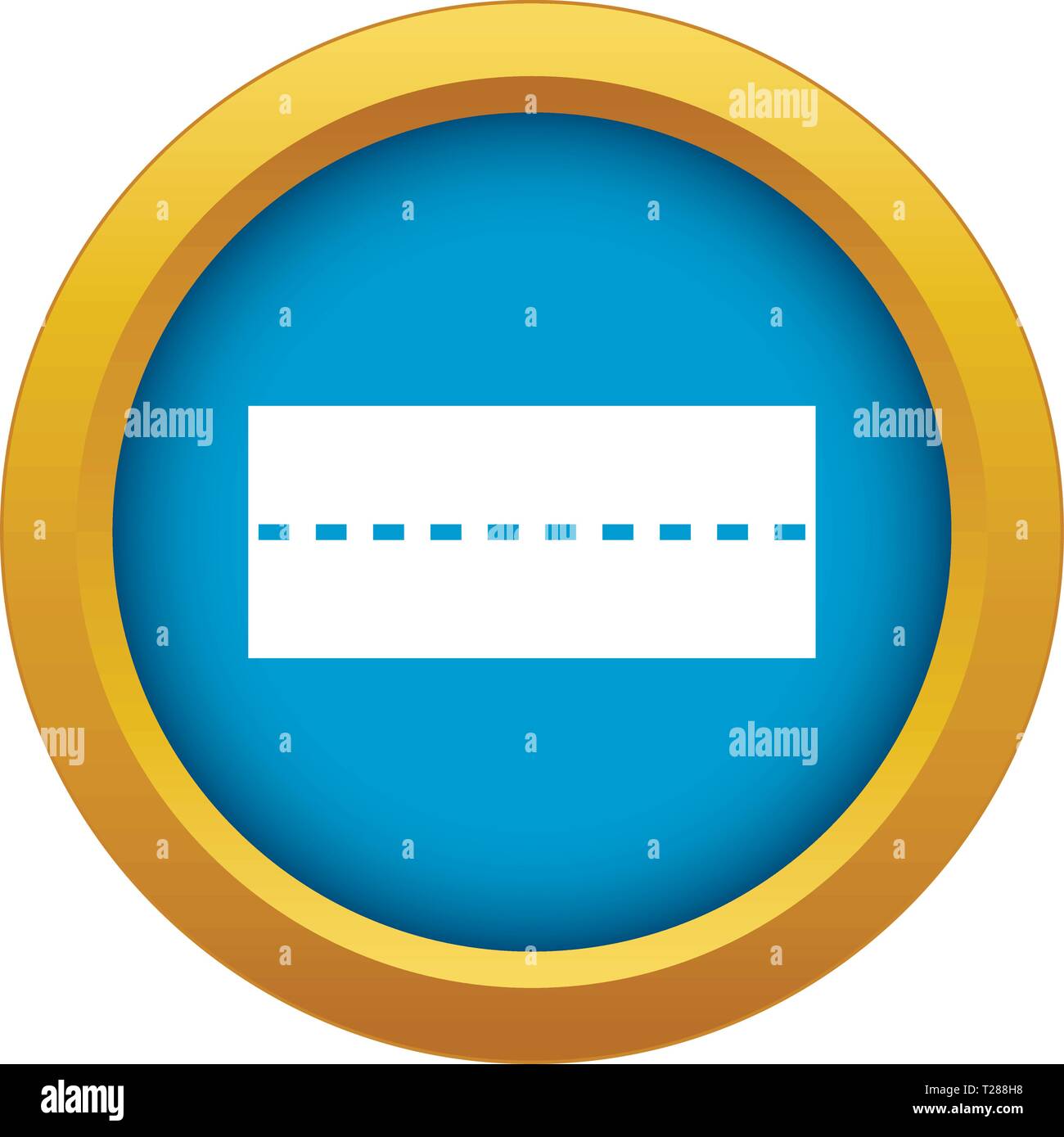 Blue road markings Stock Vector Images - Alamy