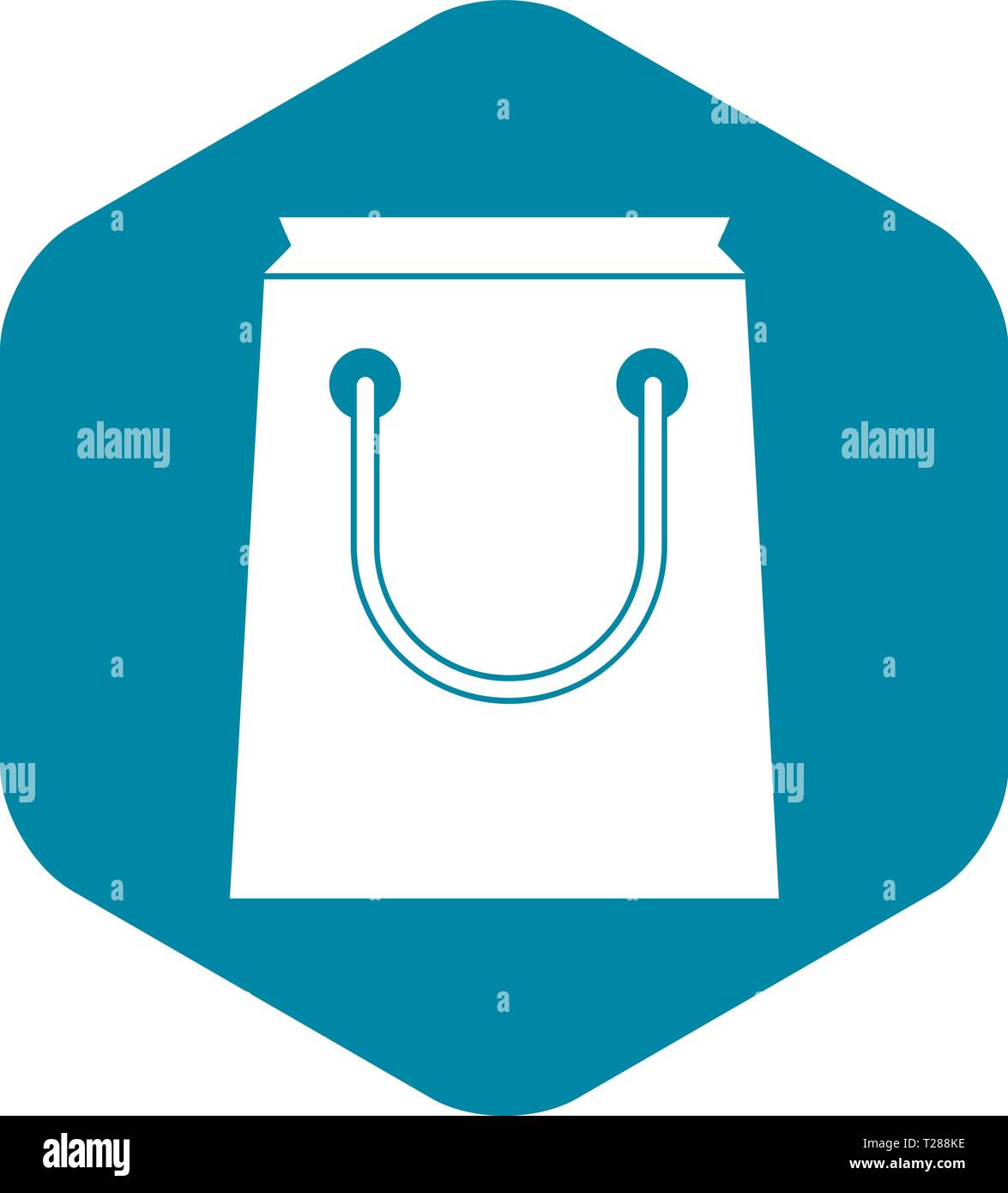 Paper bag icon, simple style Stock Vector Image & Art - Alamy