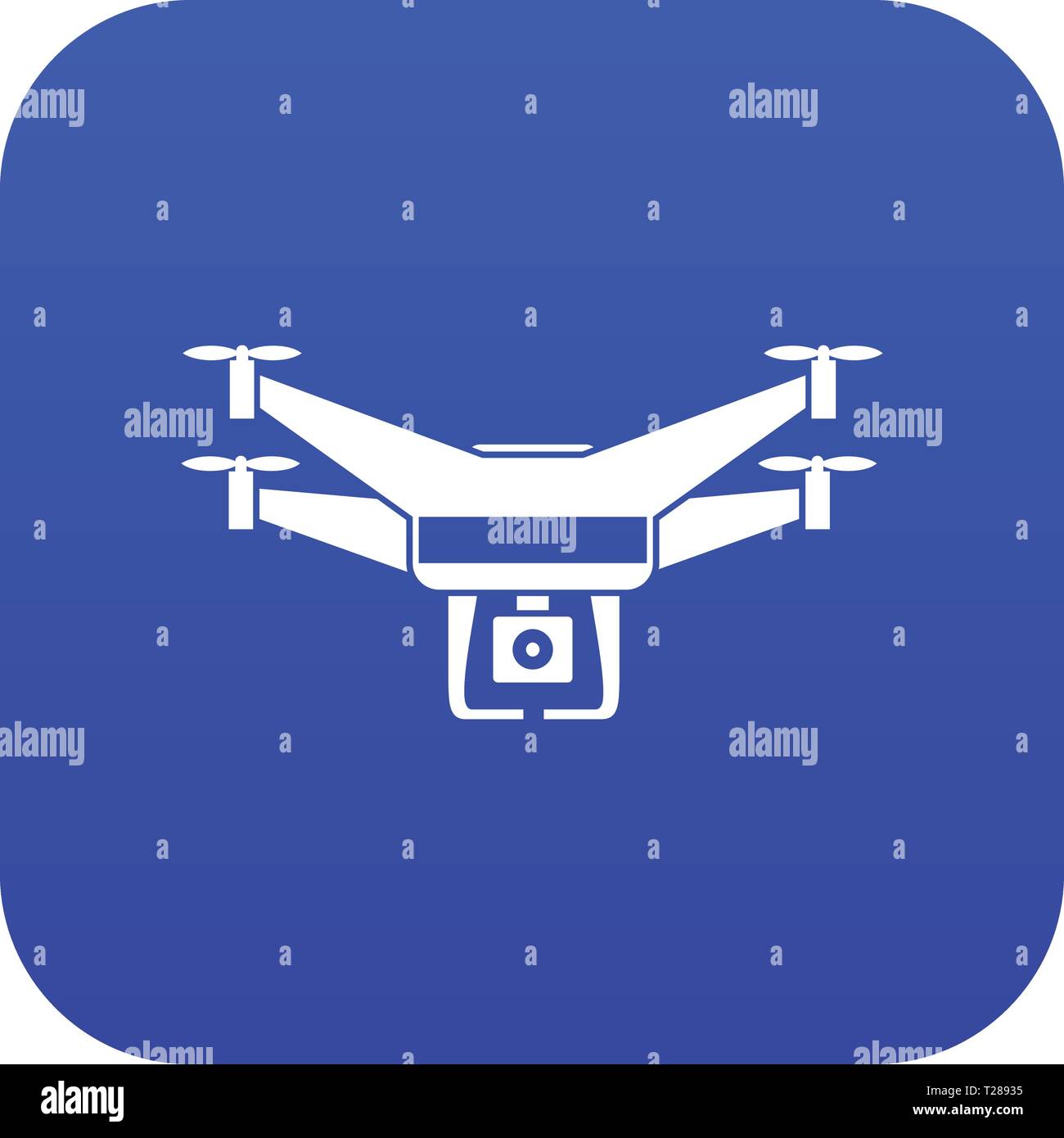 Drone video camera icon digital blue Stock Vector Image & Art - Alamy