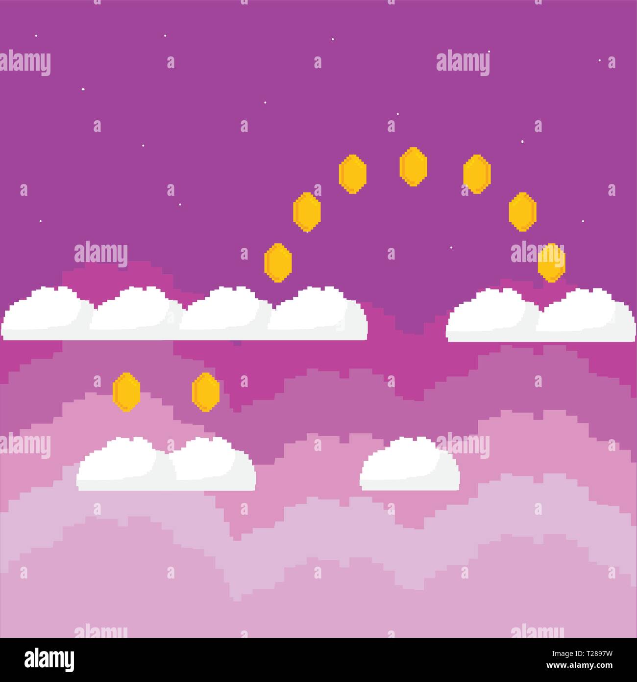 Video game background Stock Vector Images - Alamy