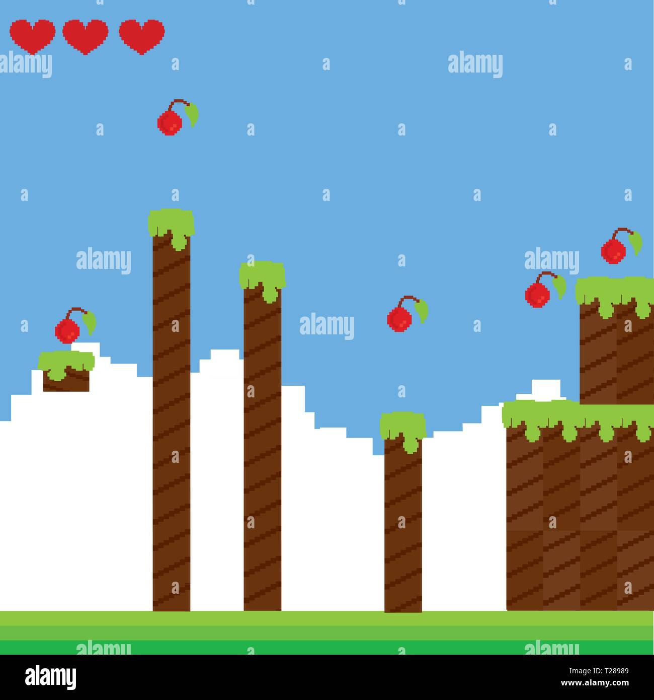 Video Game background Stock Vector Image & Art - Alamy