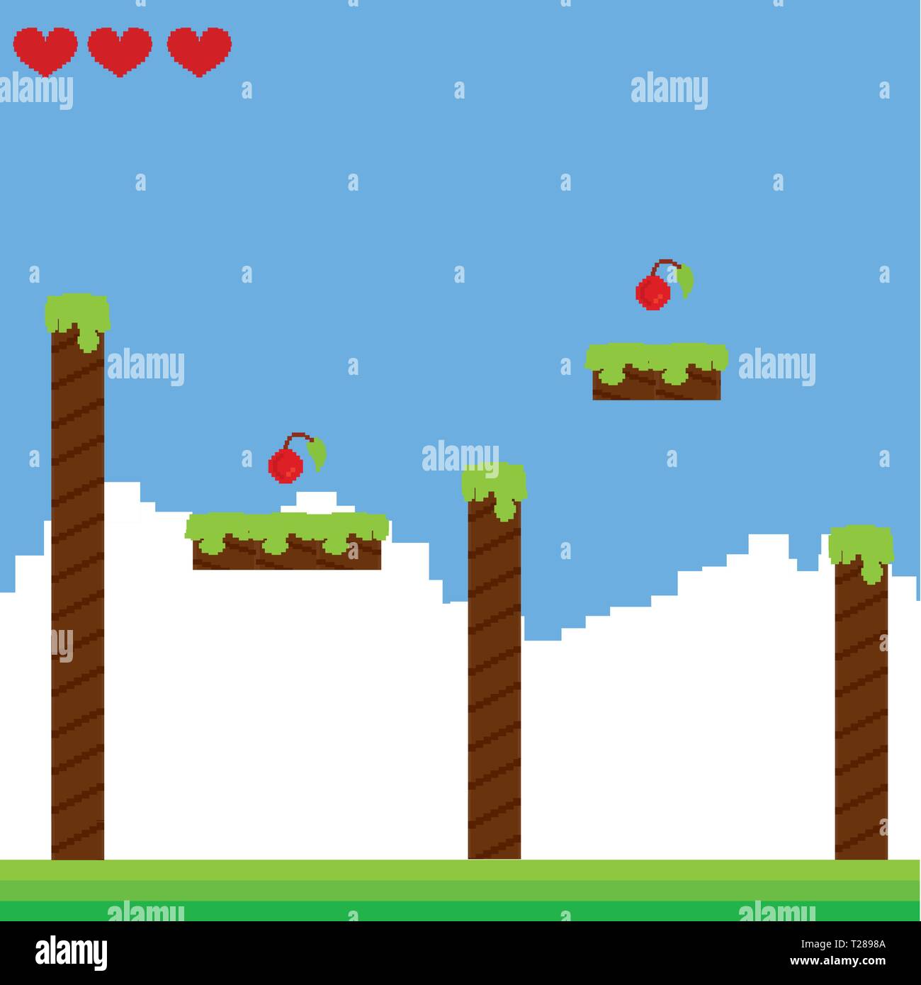 Video Game background Stock Vector Image & Art - Alamy