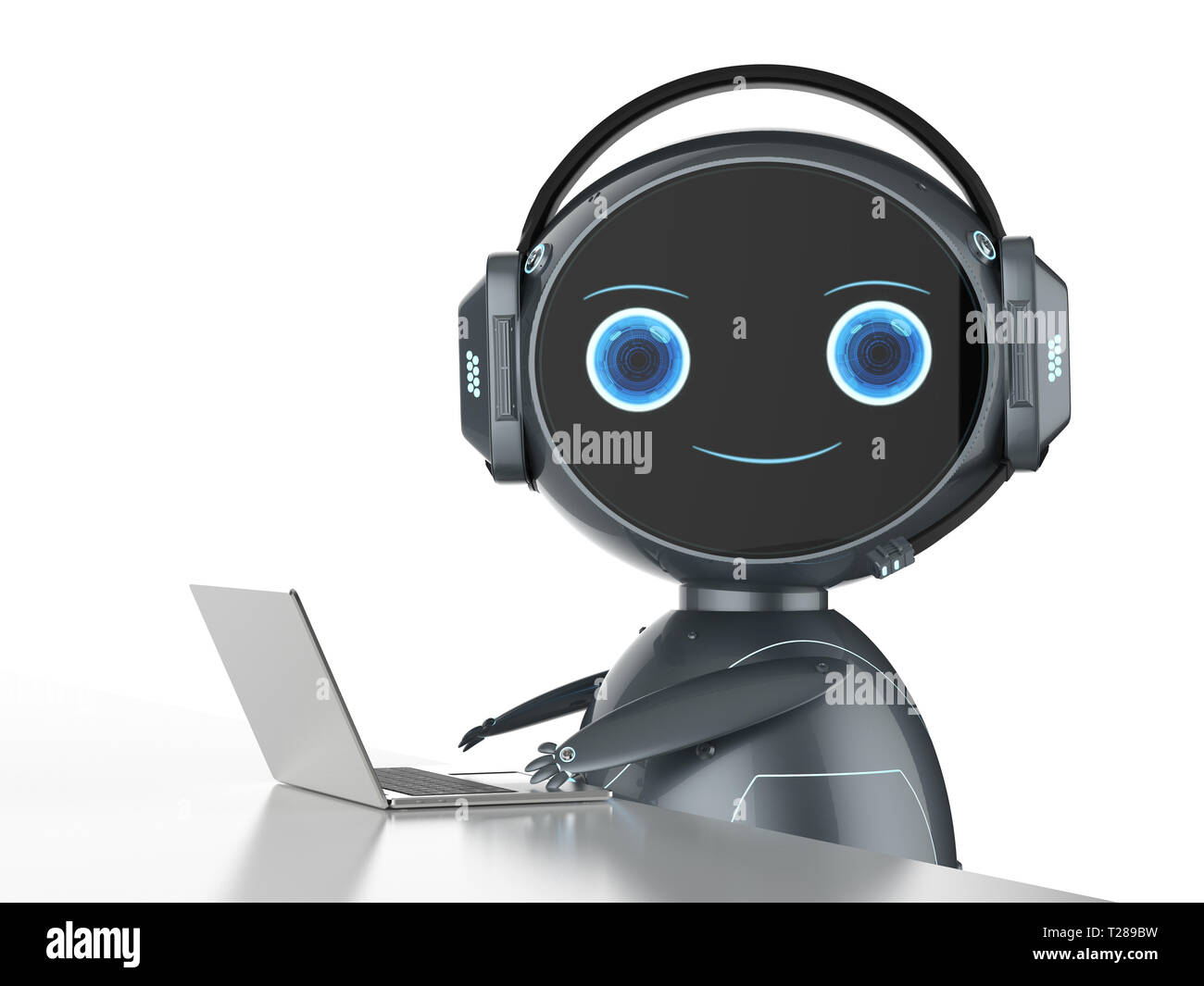 Robot call center hi-res stock photography and images - Alamy