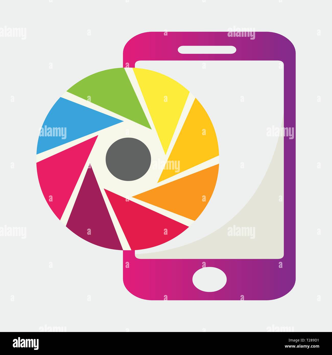 smartphone camera symbol vector illustration Stock Vector Image & Art ...