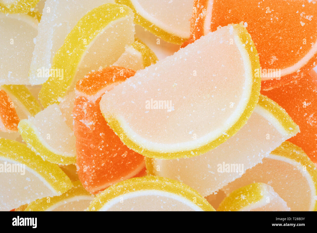 many Multicolor Fruit Jelly Stock Photo - Alamy