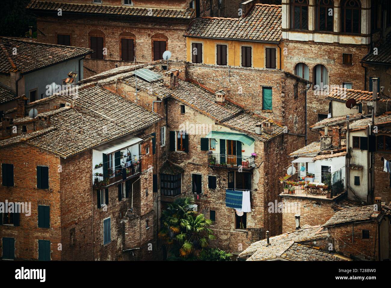 Old medieval town Siena in Italy Stock Photo - Alamy
