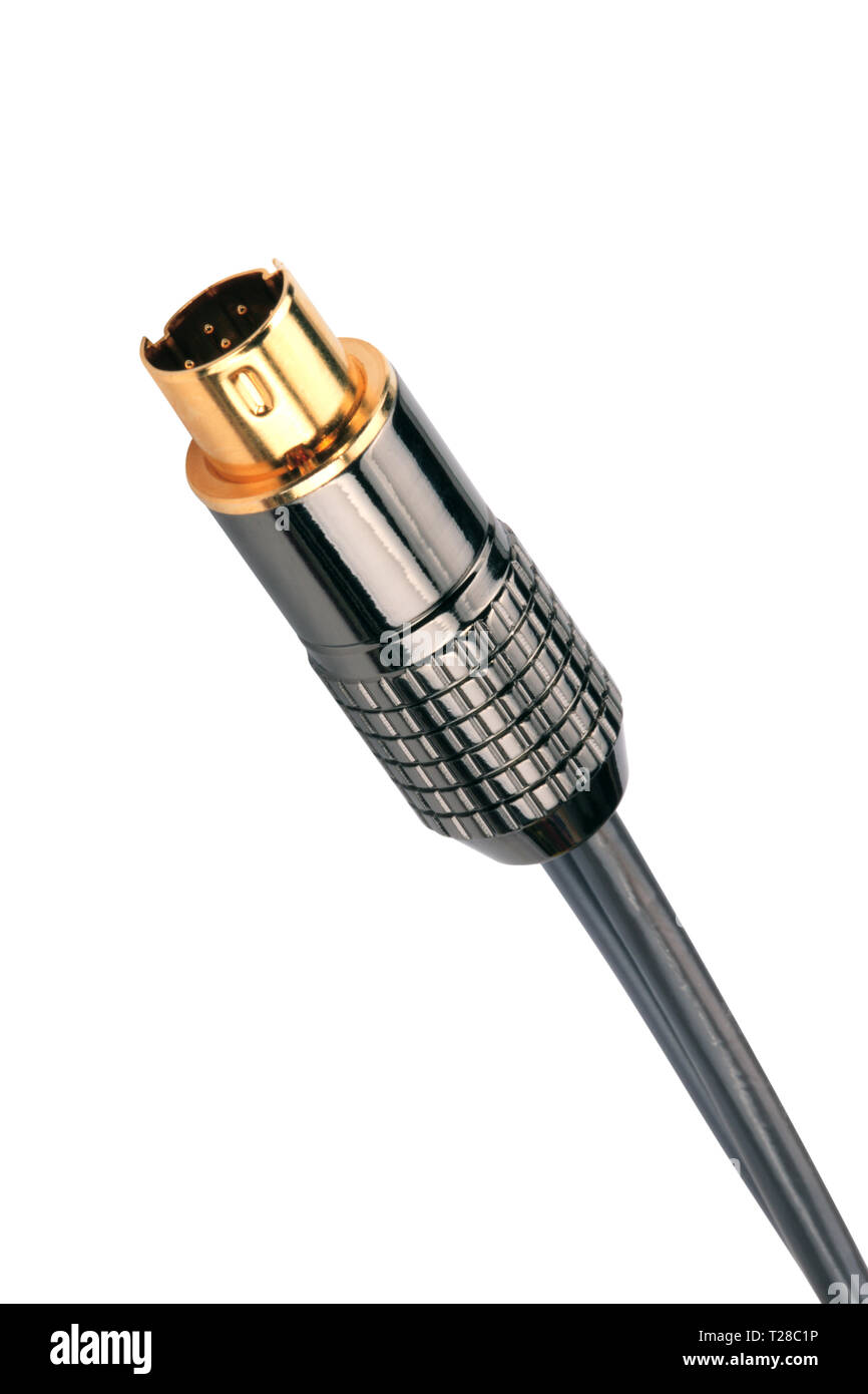 Male Plug Connector Isolated Stock Photo - Alamy