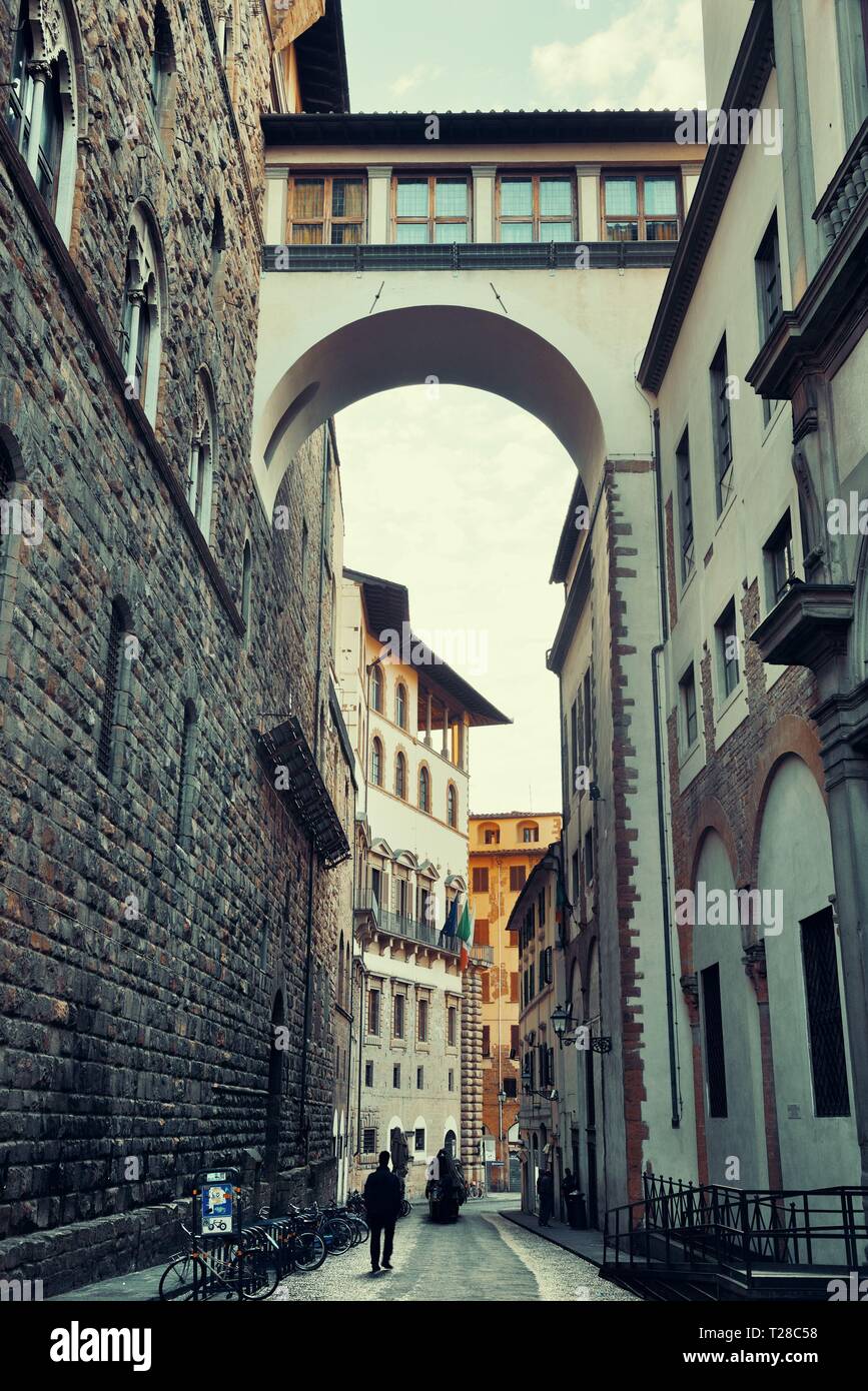 Street view in Florence, Italy Stock Photo - Alamy