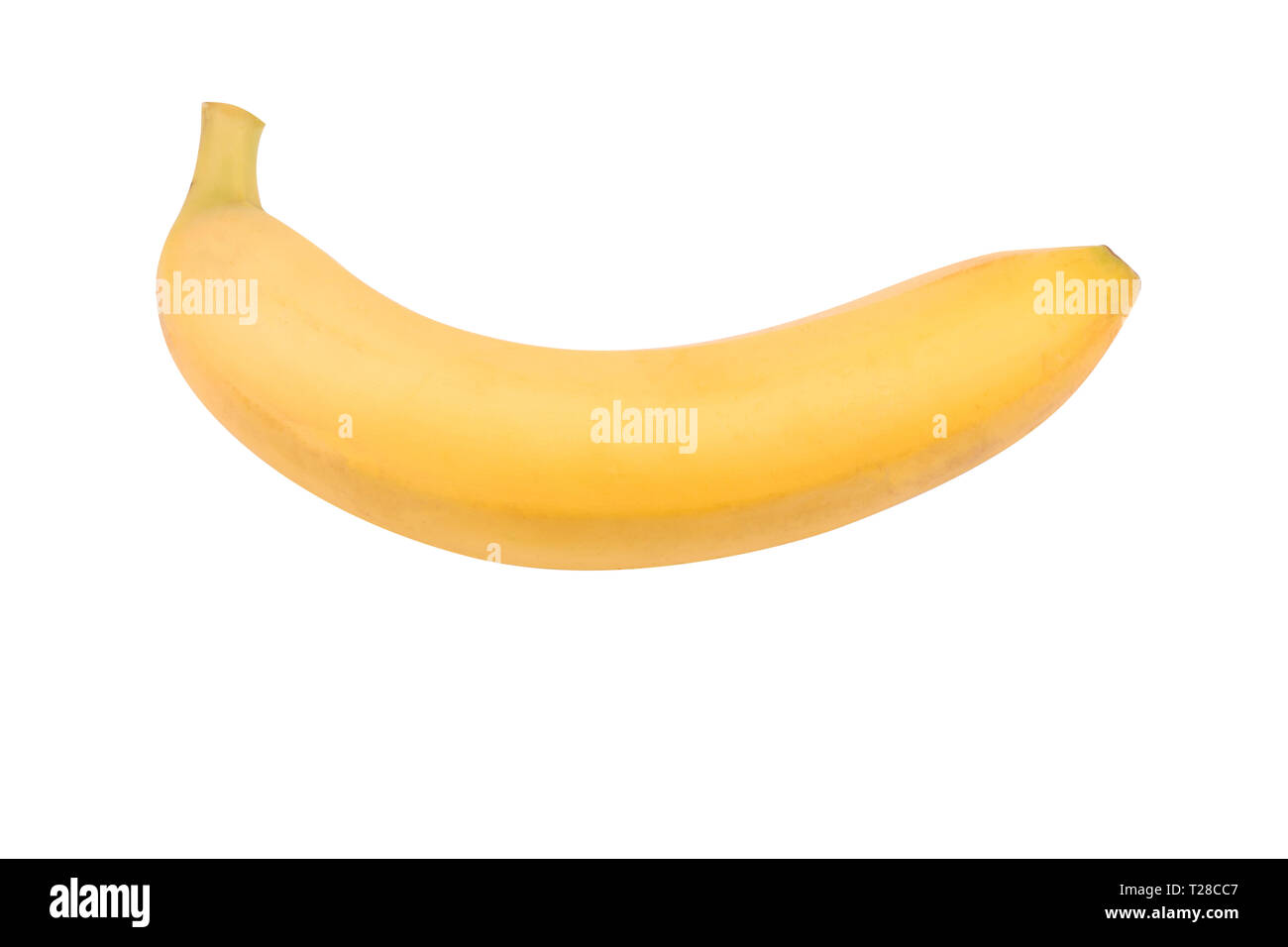 Yellow Banana Isolated Stock Photo - Alamy