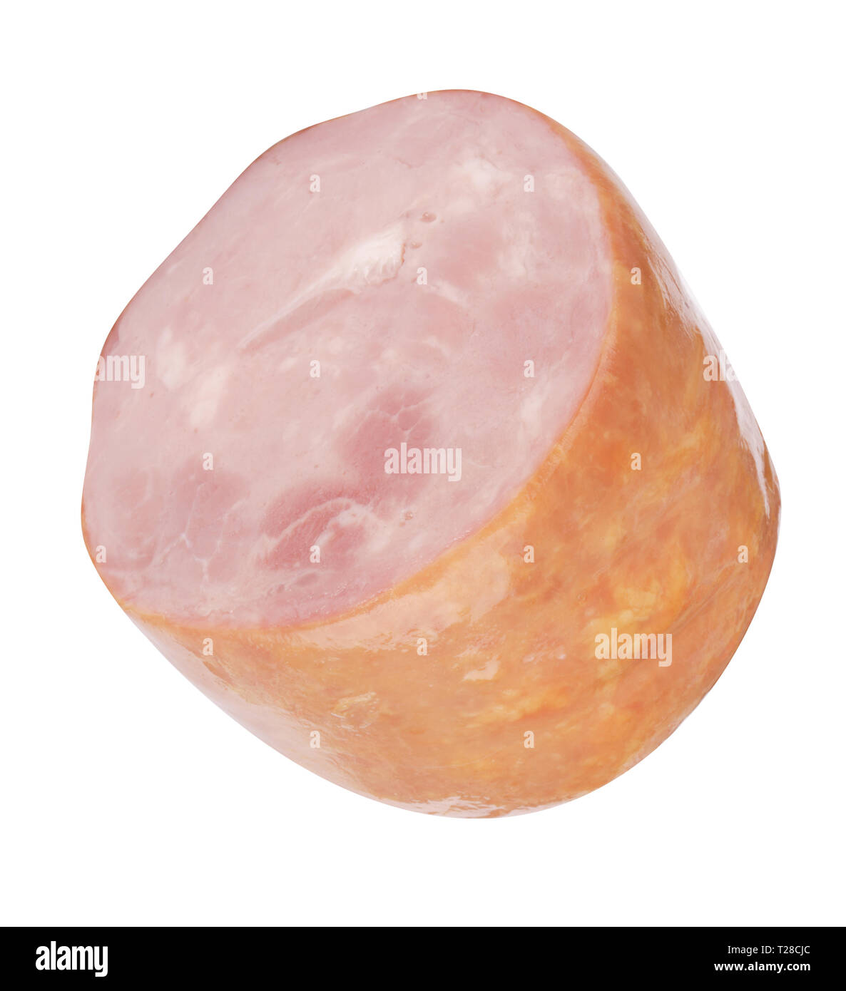 Piece of Ham Isolated Stock Photo - Alamy