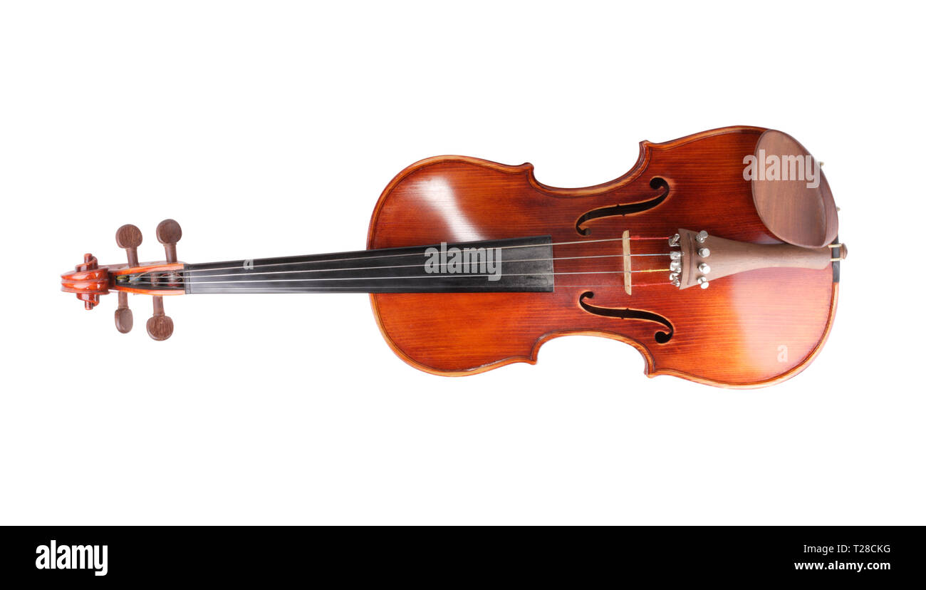 Red Violin Isolated Stock Photo - Alamy