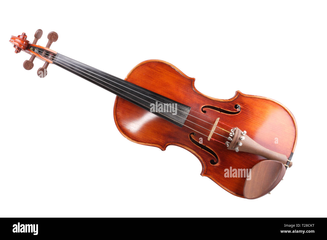 Red Violin Isolated Stock Photo - Alamy