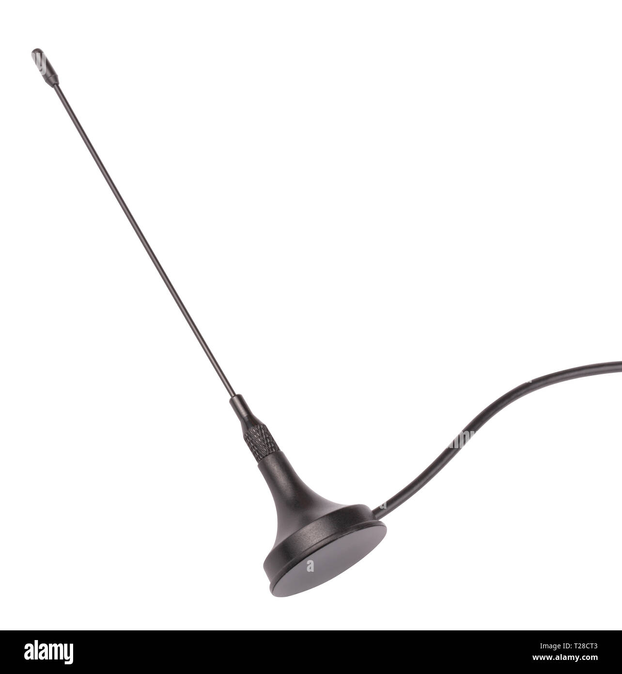 Black Antenna Isolated Stock Photo - Alamy