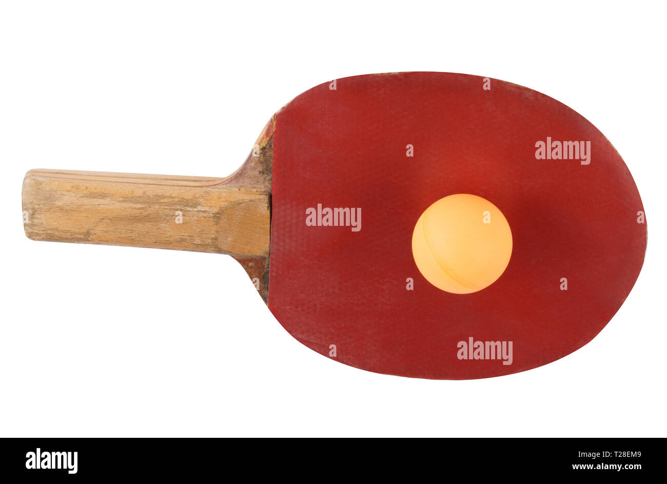 table tennis bat isolated Stock Photo - Alamy