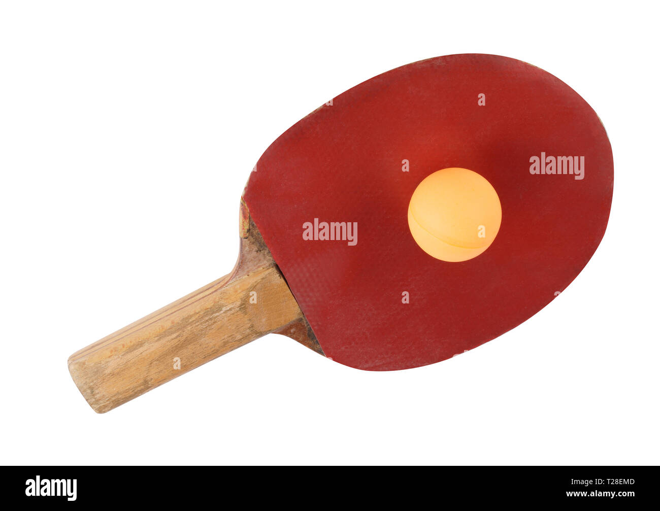 table tennis bat isolated Stock Photo - Alamy