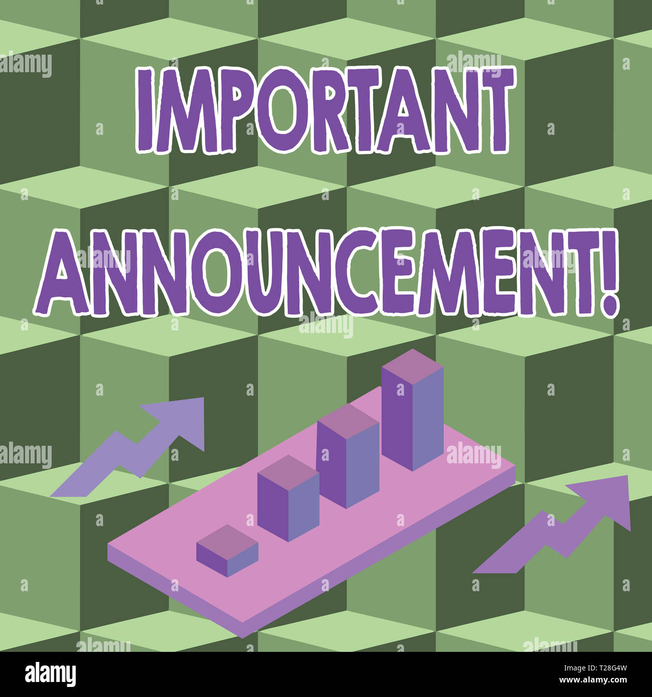 Conceptual hand writing showing Important Announcement. Concept meaning ...