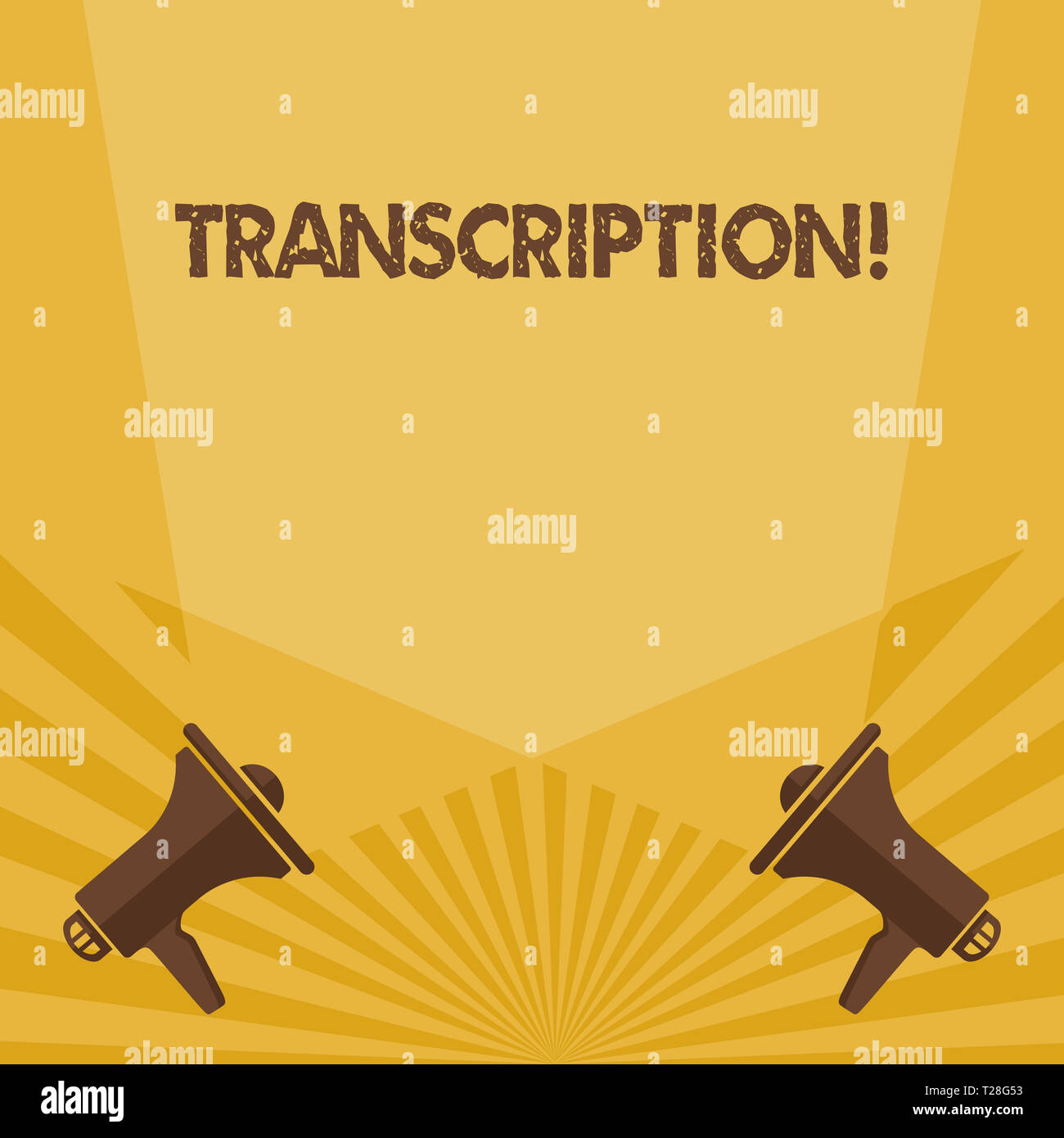 Writing note showing Transcription. Business concept for Written or ...