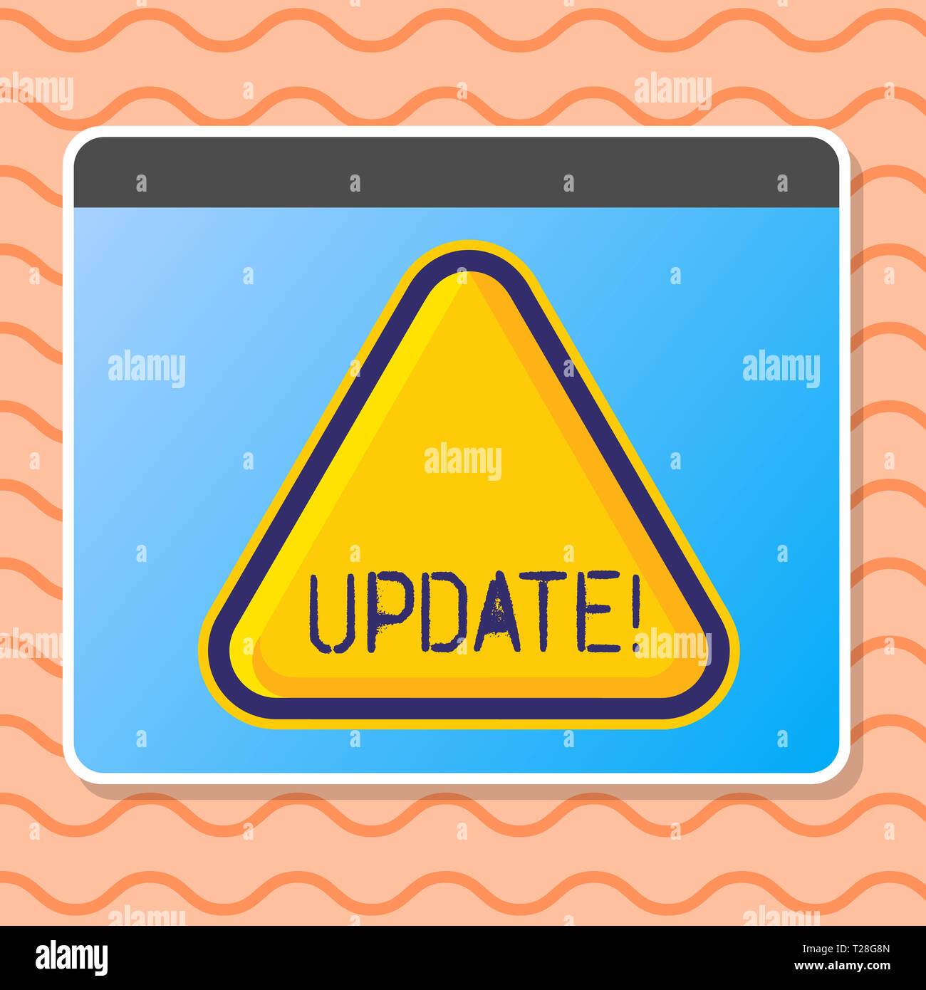 Writing note showing Update. Business concept for Up to date with ...