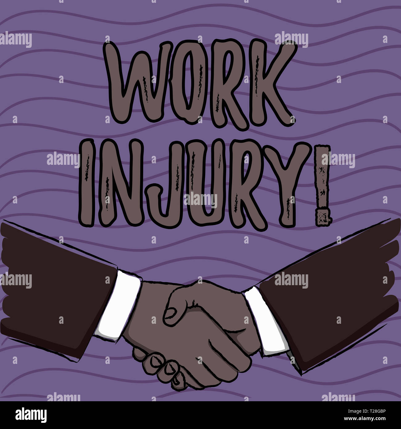 Word writing text Work Injury. Business photo showcasing accident that ...