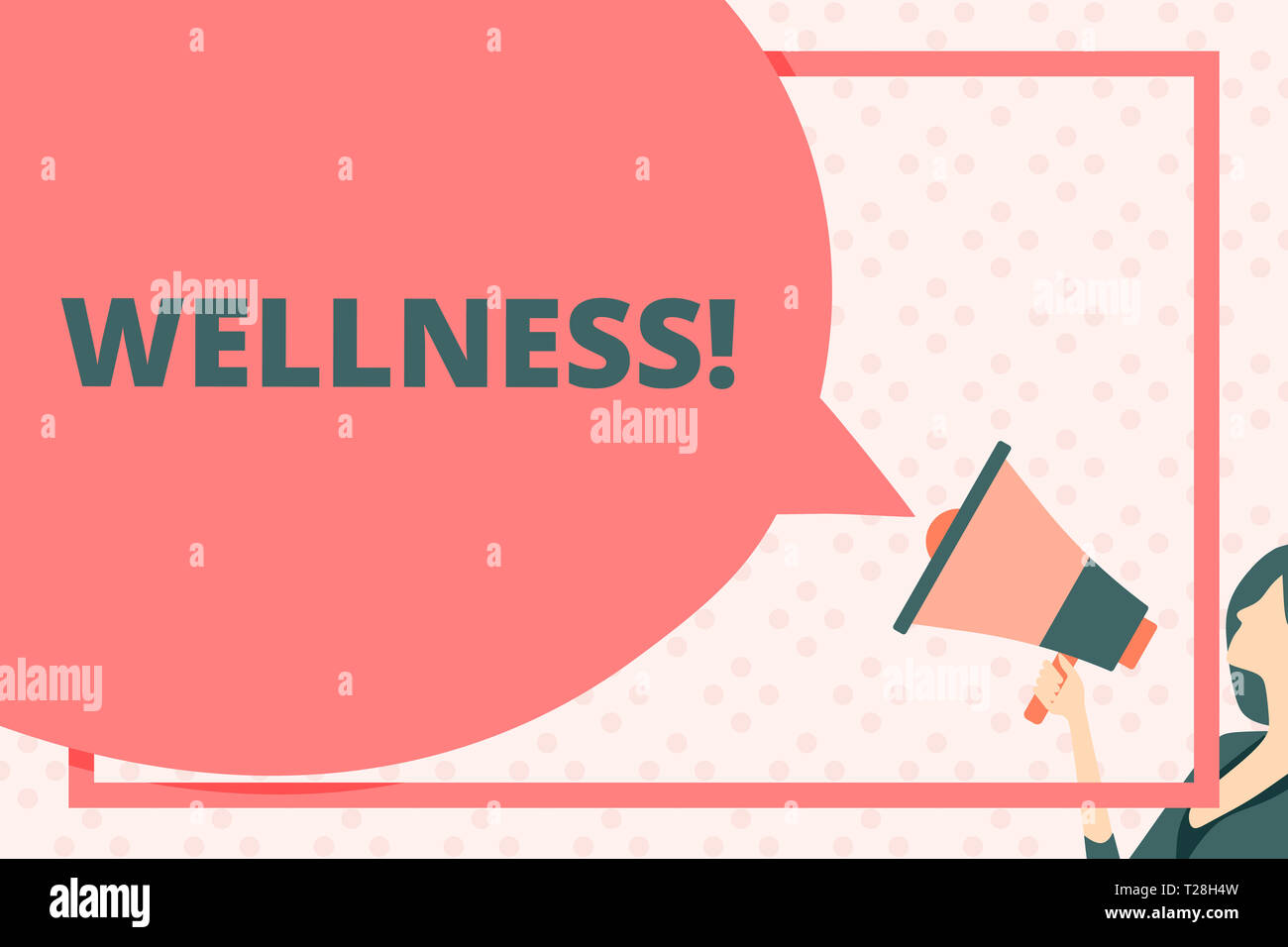 Handwriting text writing Wellness. Conceptual photo Making healthy ...