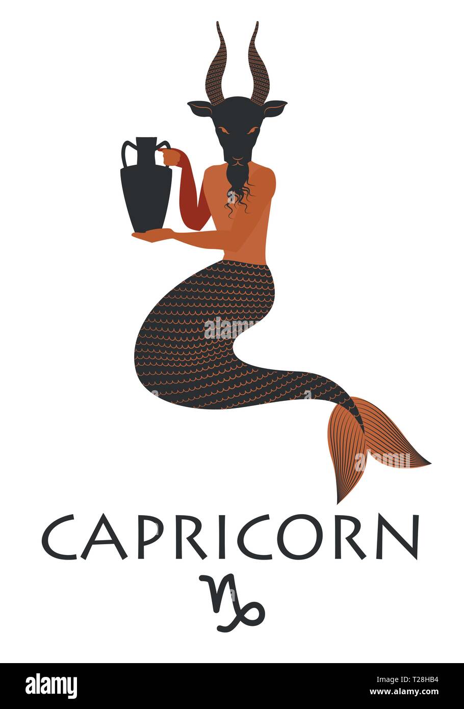 Capricorn Goat Mermaid