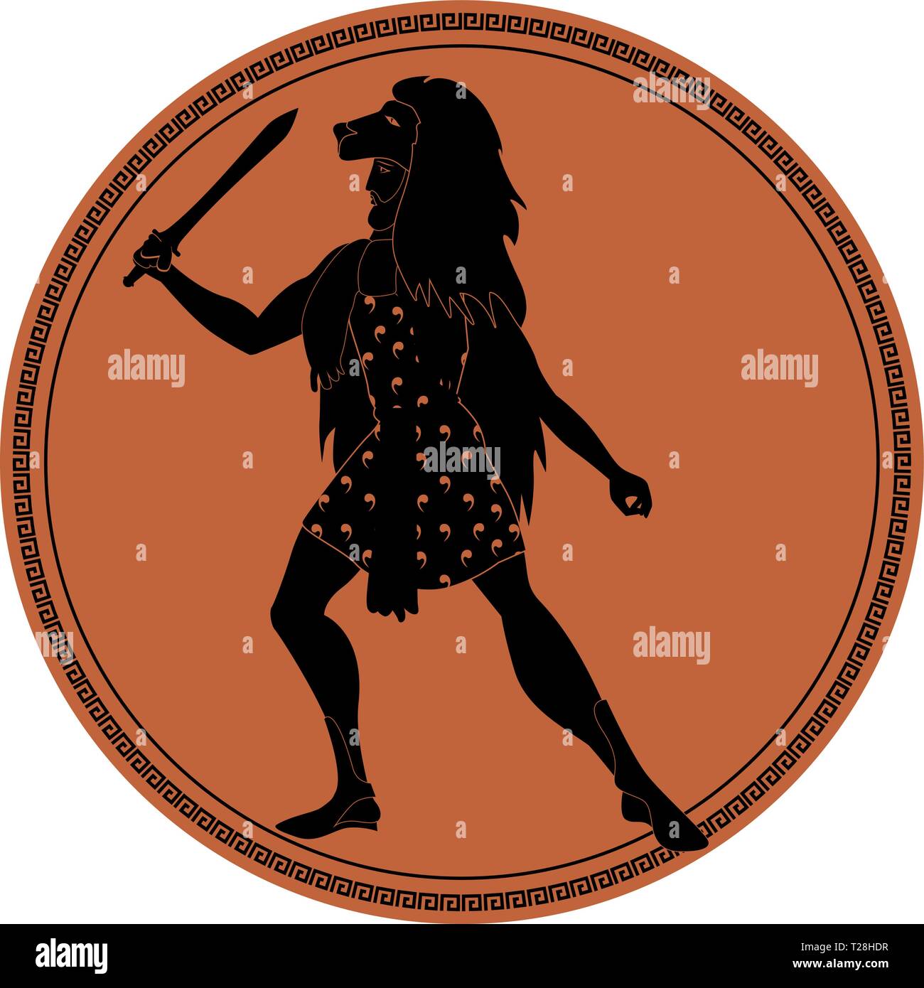 Figure of hercules Stock Vector Images - Alamy
