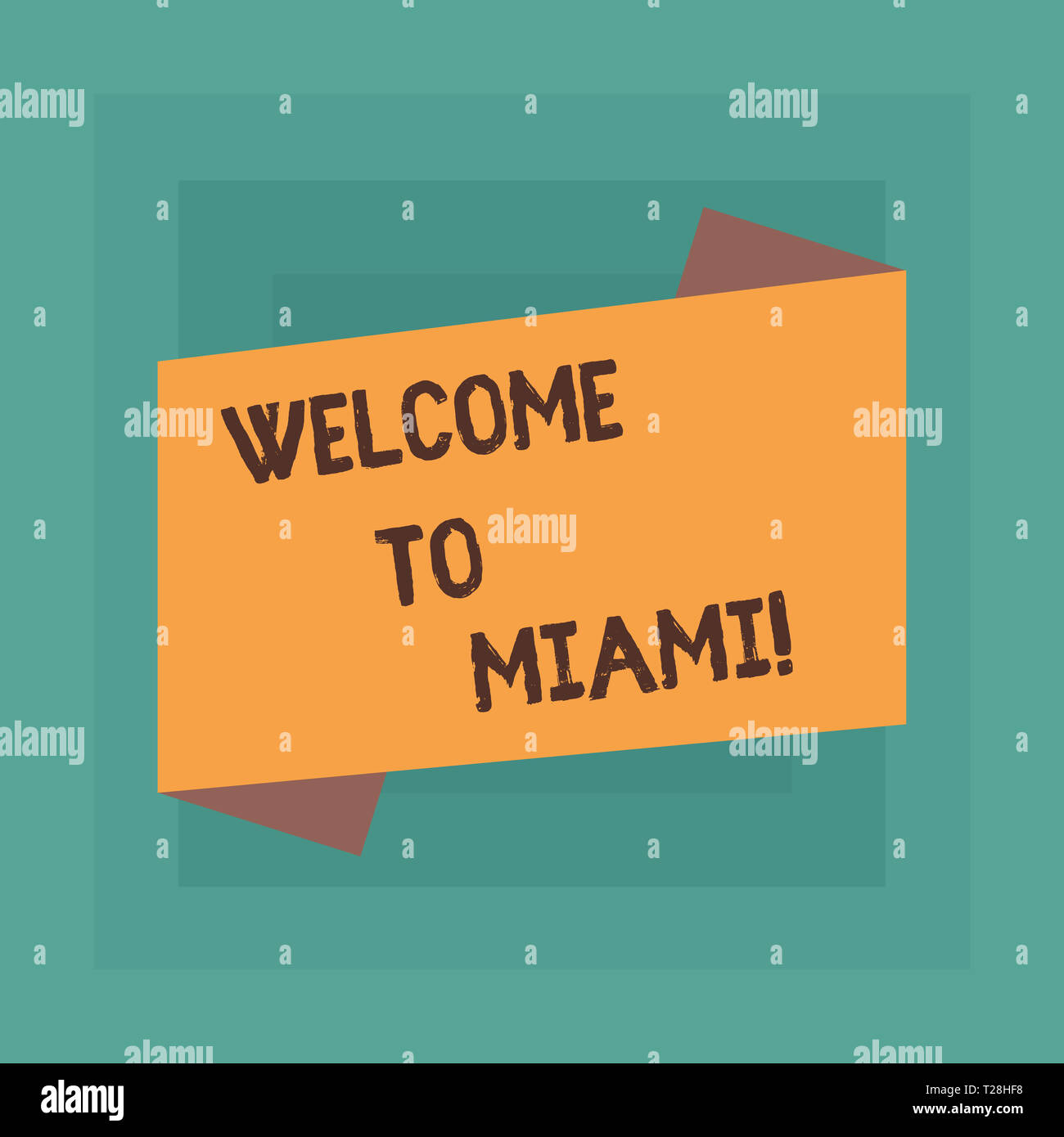 Welcome to miami sand hi-res stock photography and images - Alamy