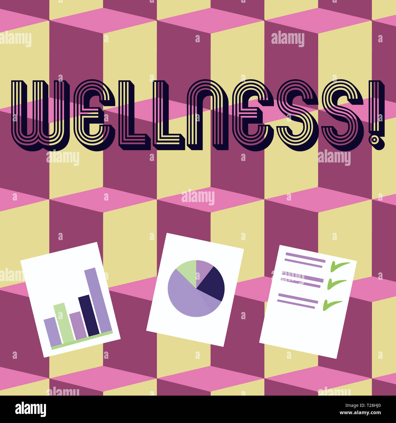 Writing note showing Wellness. Business concept for Making healthy ...