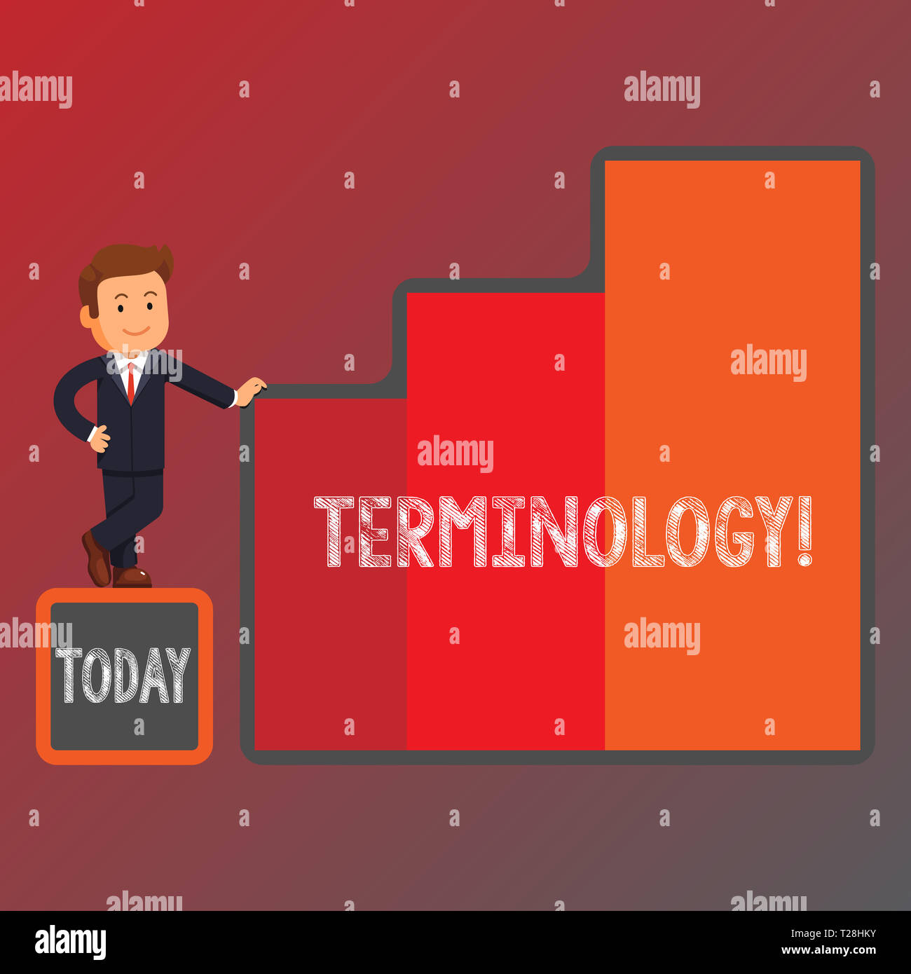 Conceptual hand writing showing Terminology. Concept meaning Collection ...