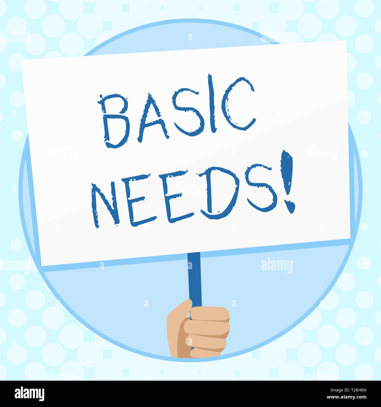 Conceptual hand writing showing Basic Needs. Concept meaning ...