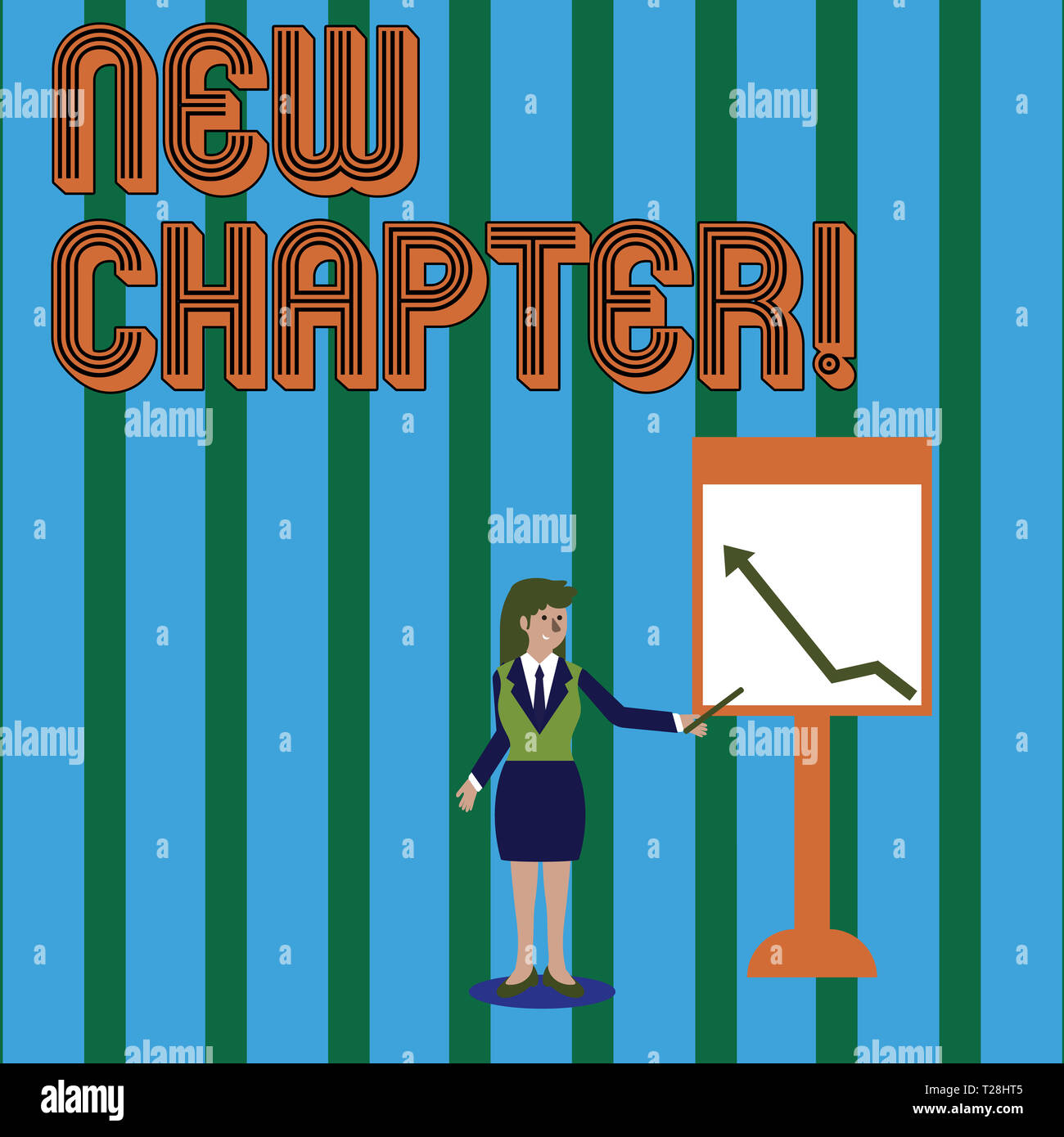 Writing note showing New Chapter. Business concept for Starting ...